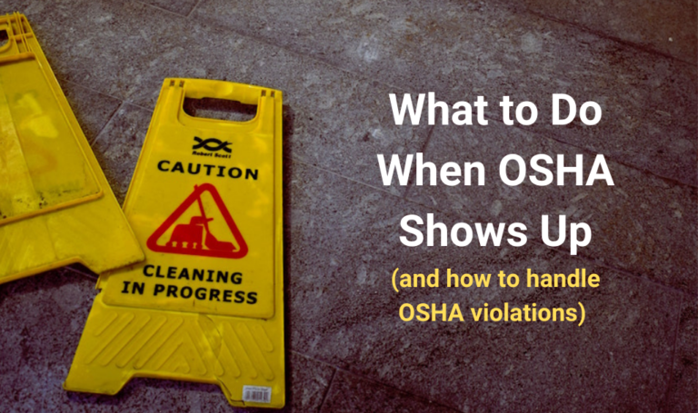 What to Do When OSHA Shows Up (and How to Handle OSHA Violations) | AllMyHR